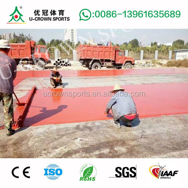 Buy Direct Factory Full Pu Spray Coating Athletic Track Running Track ...