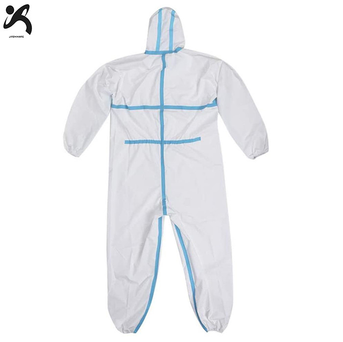 Buy Disposable Isolation Safety Chemical Civil Full Coverall Protective ...