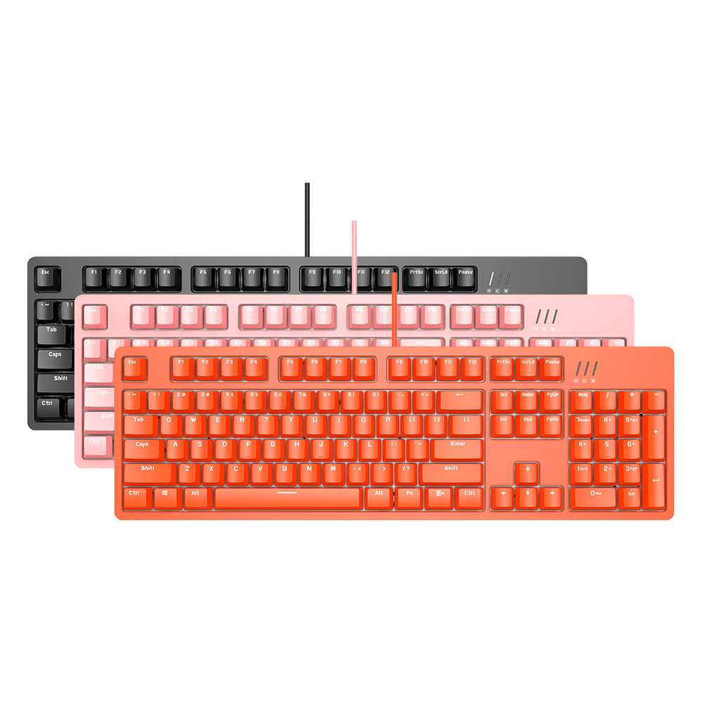 Buy Dkm150 Gaming Mechanical Keyboard Removable Cover Mechanical ...