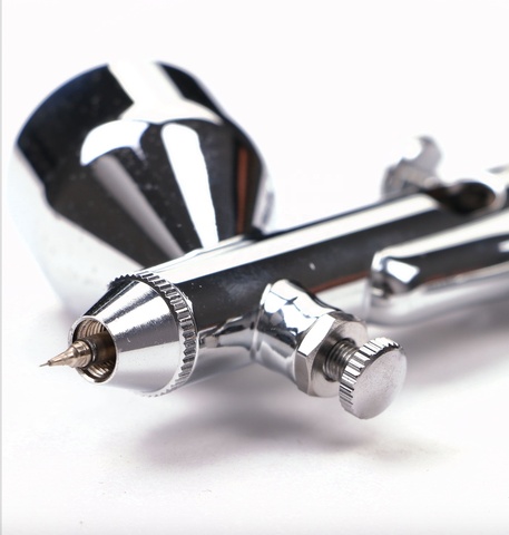 Buy Double Action Spray Gun Bt-180k Airbrush Set With Tips 3 Cups Spray ...