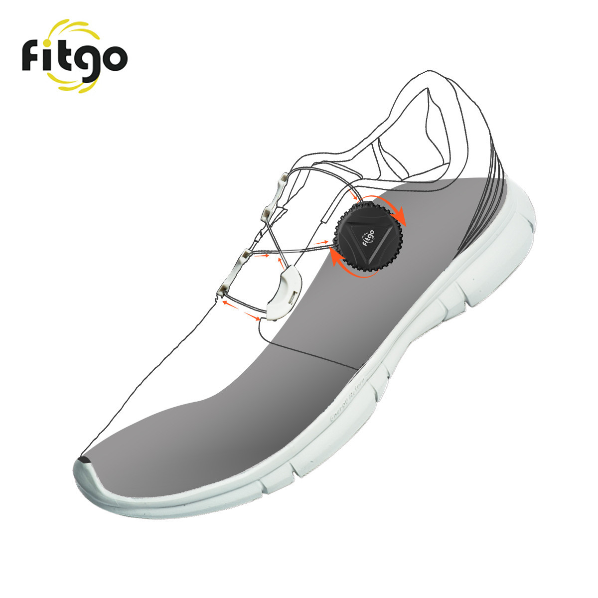 Buy Fitgo Quick Lacing System For Skateboarding Boots Hunting Boots ...