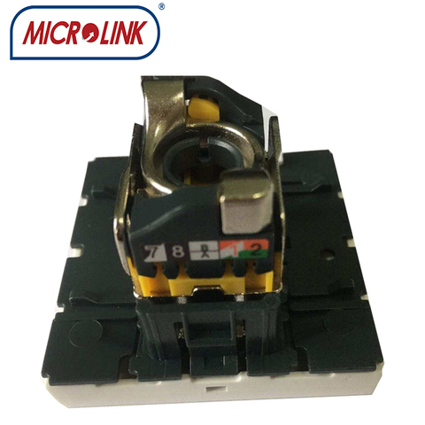 Buy French Single Port Ethernet Faceplate Outlet Toolless Stp Cat6a ...