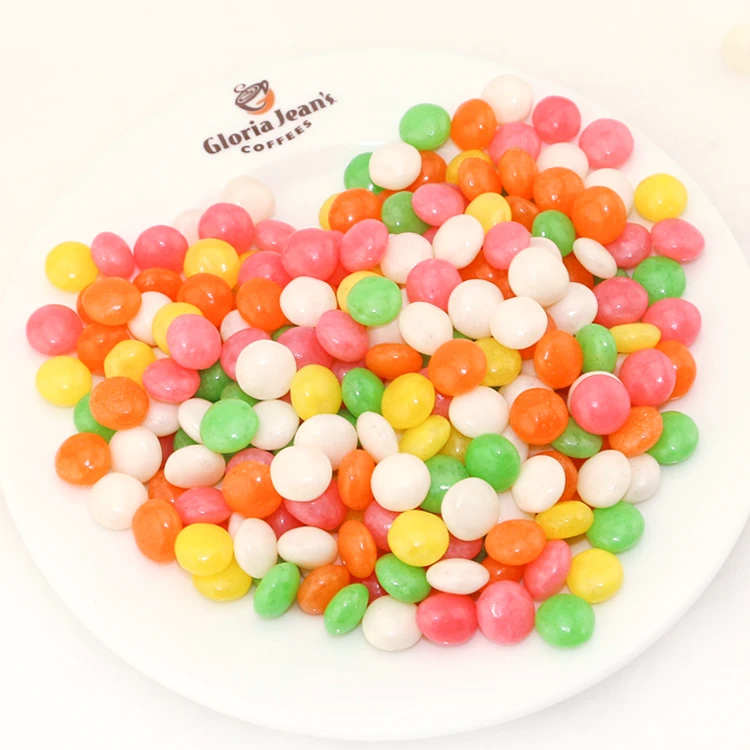Buy Fruit Colorful Rainbow Chewy Gummy Candy from Shantou Meiling Food ...