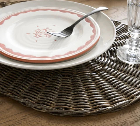 Buy Hot Model Oval Natural Rattan Placemat New Design For Wholesale ...