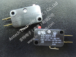 Buy Hot Sale V3-3001-d8 V33001d8 Micro Switch 15.1a 250vac from ...