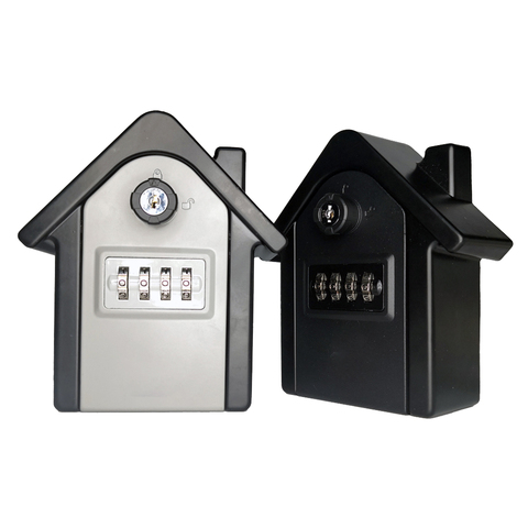 Buy House Style Wall Mount Security Combination Lock With Key Safes ...