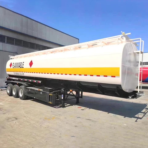 Buy Hualu 2 Axle Oil Tanker/ 3 Axle Fuel Tank Semi Trailer Tank Type ...