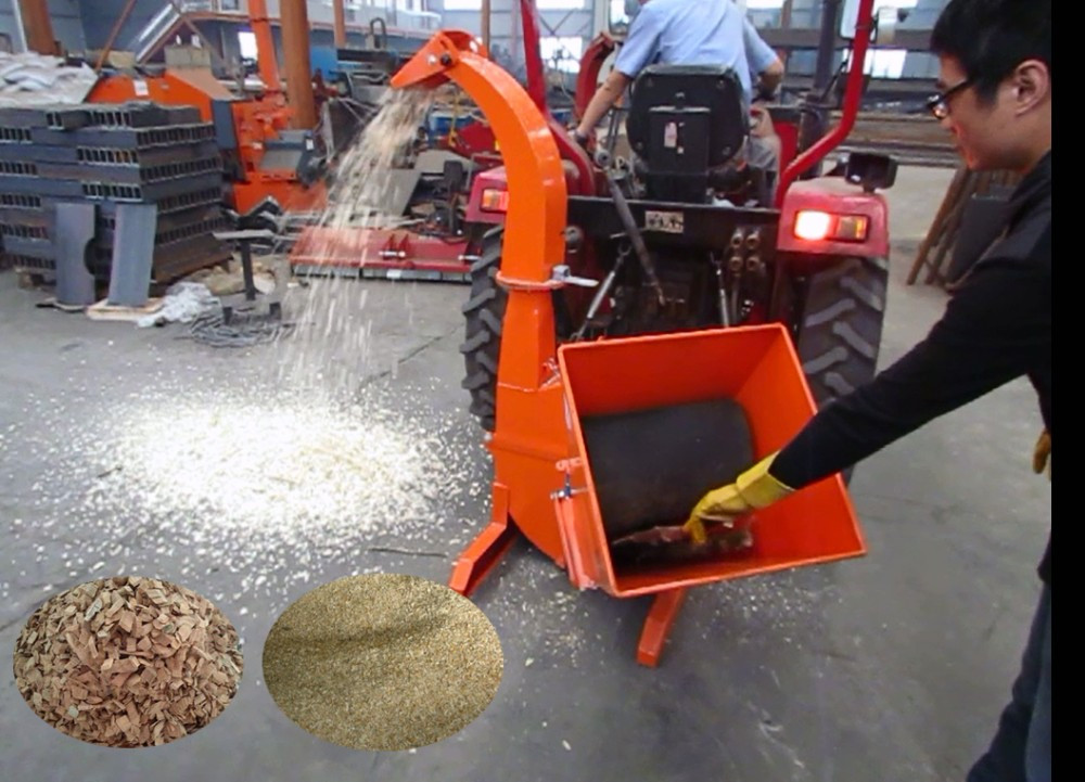 Buy Industrial Tractor Forest Mulcher Wood Chipper Machine Price from ...