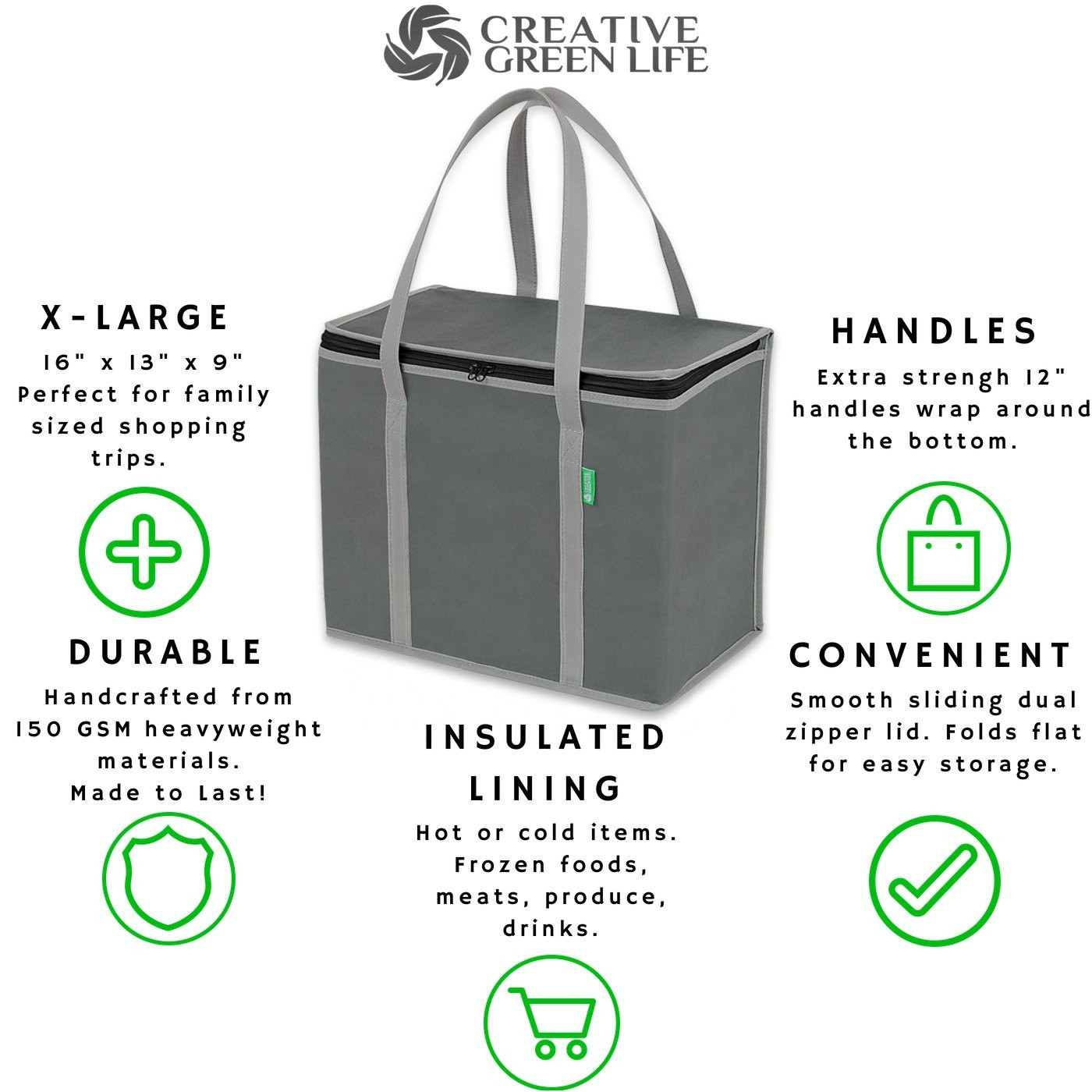 Buy Insulated Grocery Tote Thermal Cooler Bag Non Woven from Huanghua ...