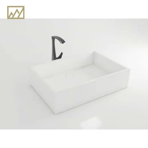 Buy Kings-wing Modern Design New Dark Terrazzo Stone Bathroom Basin ...