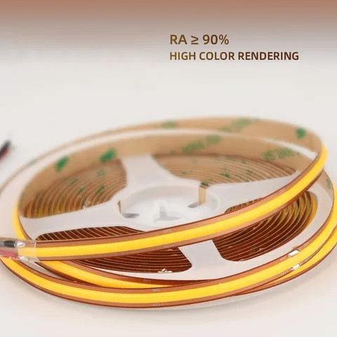 Buy M5000 400leds 8mm Wide R90 Free Cutting Cob Led Strip Light from ...