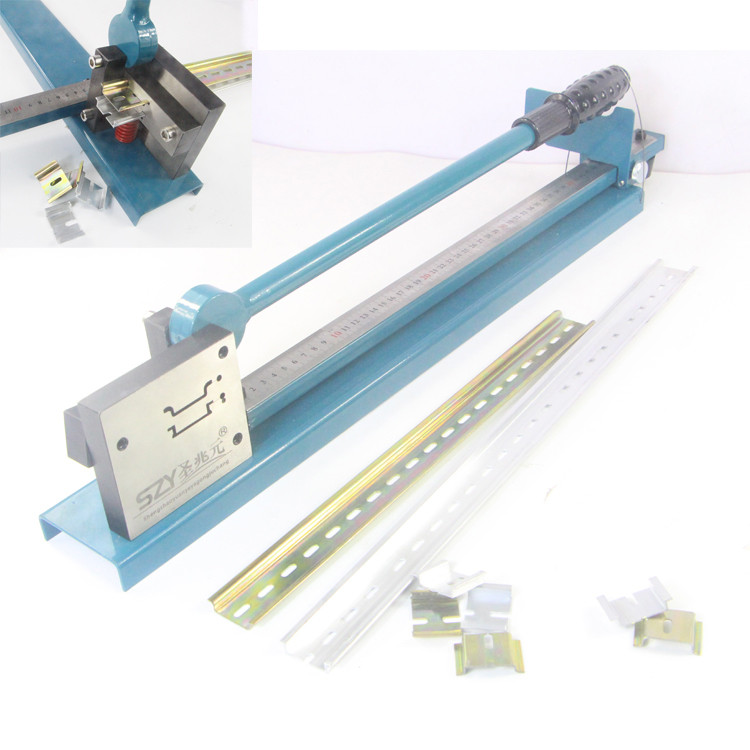 Buy Manual Din Rail Cutter Tools Guide Rail Cutting Machine Al Trunking ...