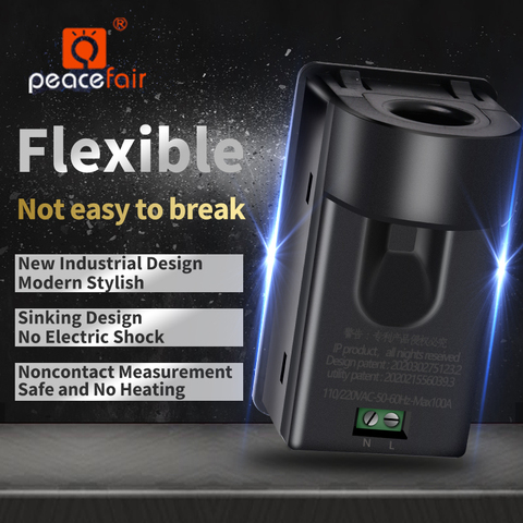 Buy Peacefair 400v 100a Single Phase Lcd Digital Electric Smart Solar ...