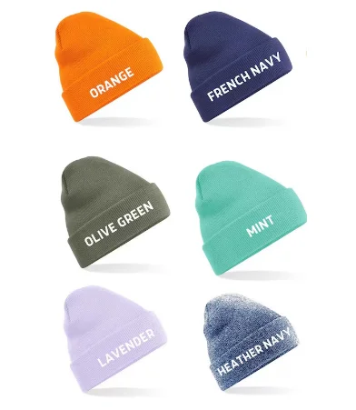 Buy Personalized Beanie With Your Text/logo Custom Embroidered Beanie ...