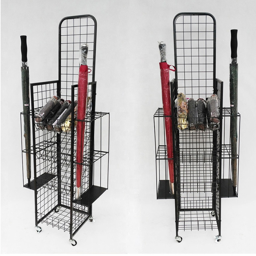 Buy Retail Store Display Outdoor Pop Display Rack Metal Wire Basket ...