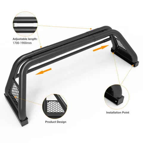 Buy Roll Bars For Universal Pickup Trucks Sport Rack Roll Bar Fit For ...