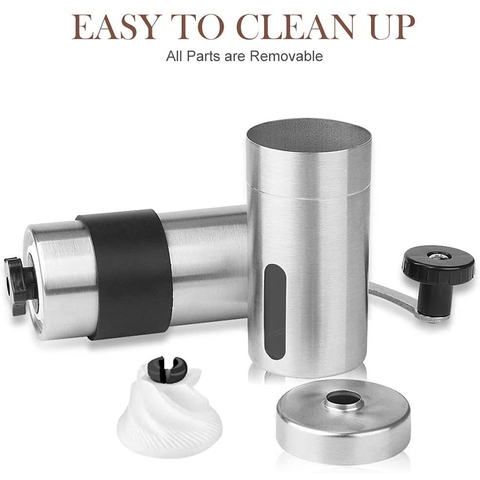 Buy Stainless Steel Portable Handheld Manual Coffee Grinder Mill For ...
