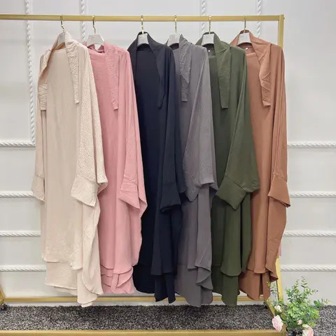Buy Traditional Islamic Clothing Sleeveless Inner Dress And Khimar ...