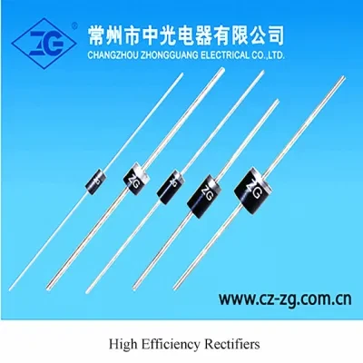 Buy Uf4001 Uf4002 Uf4006 Uf4007 Diode High Efficiency Rectifiers from Jiangsu Zhongxin ...