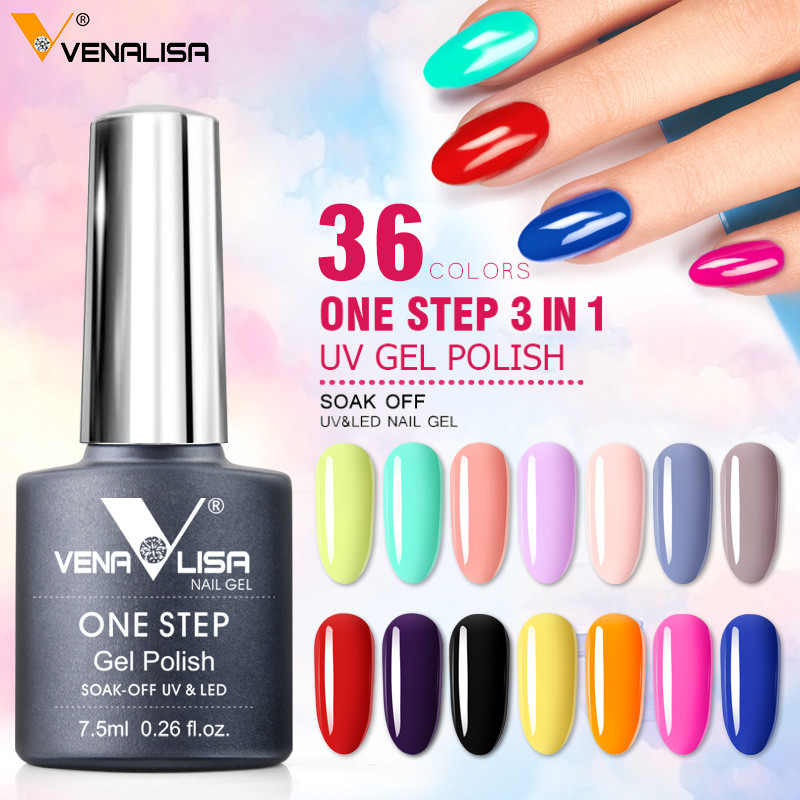 Buy Venalisa Fast Dry Sunlight One Step Gel Nail Polish Uv Led Soak Off ...