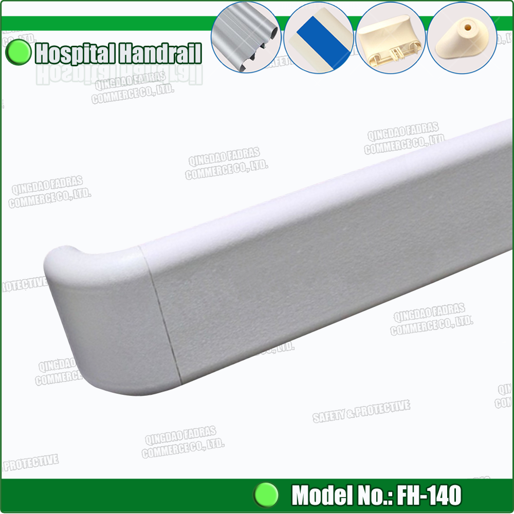 Buy Wall Protection Bumper Handrail / Pvc Crash Hand Rail from Qingdao ...