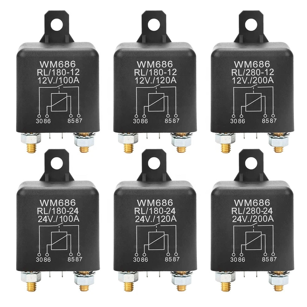 Buy Wm686 Rl180 Dc12v/24v Normal Open Heavy Duty Car Starter Battery ...