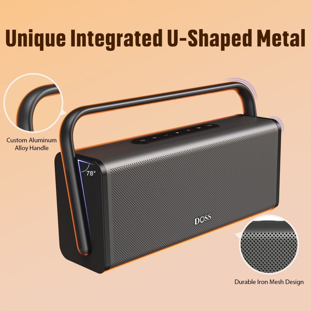 Buy Soundbox Xl Pro Metal Body Built-in Handle Bluetooth Speaker from ...