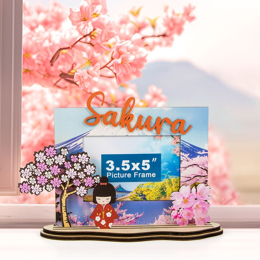 Buy Custom Wooden Souvenir Photo Frame – Japan & Worldwide Travel ...