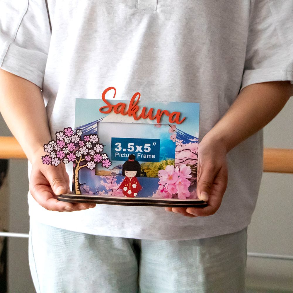 Buy Custom Wooden Souvenir Photo Frame – Japan & Worldwide Travel ...