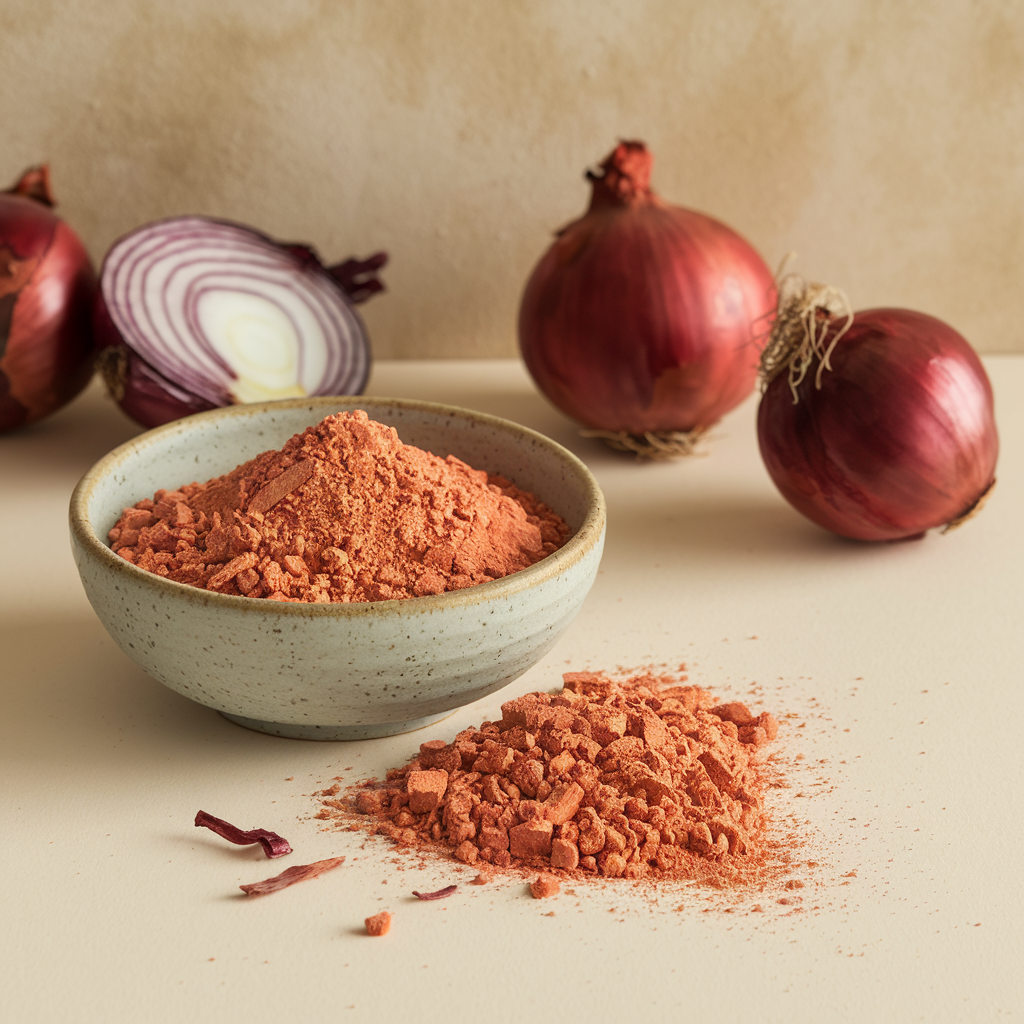 Buy Red Onion Powder from Bala Trade Elite Pvt Ltd, India | Tradewheel.com