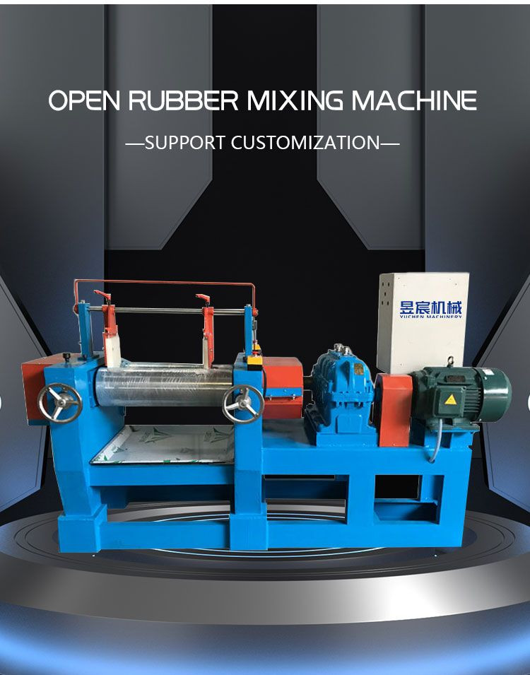 Buy Rubber Industry Rolling Mill Machine Two Roll Rubber Open Mixing ...