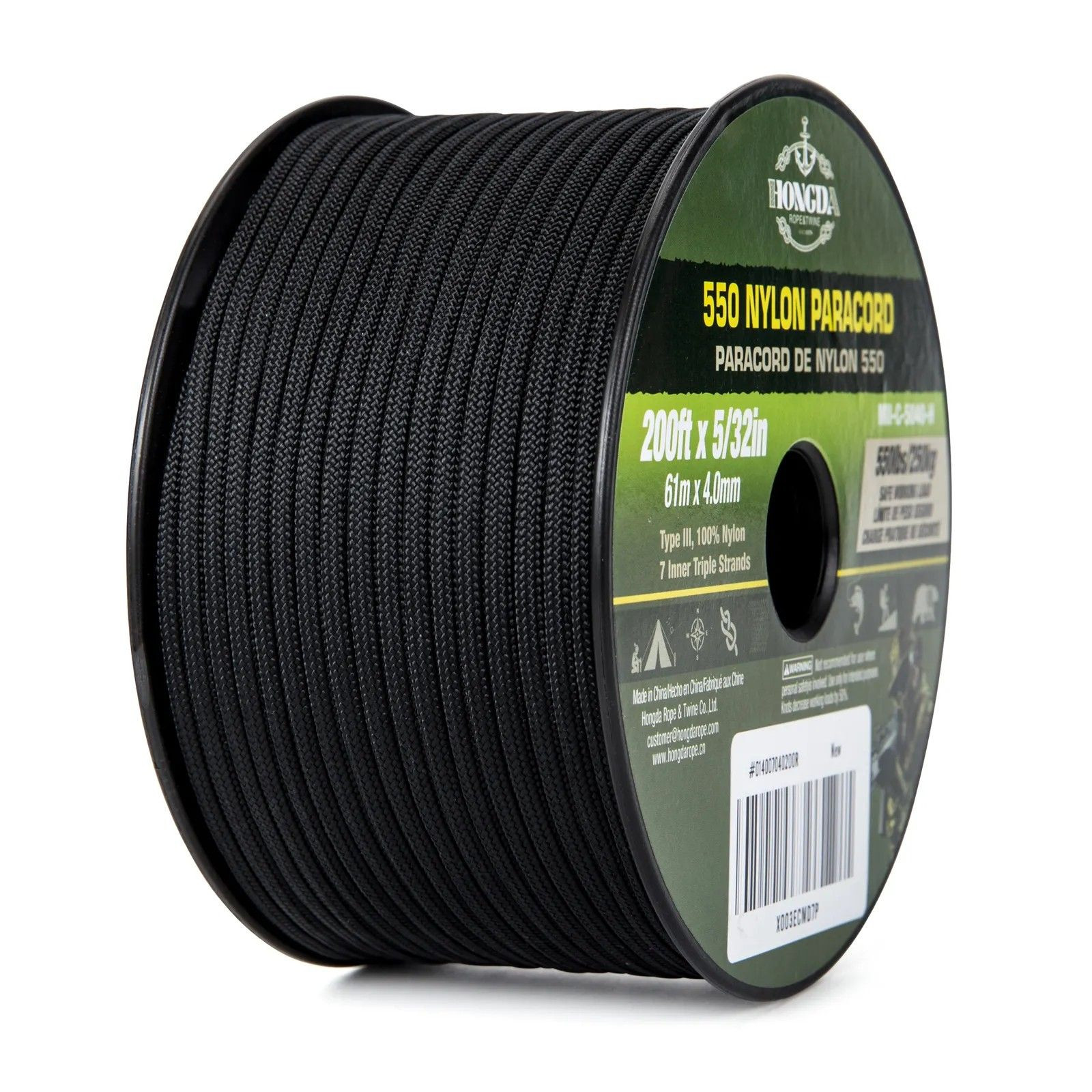 Buy Outdoor Mil-spec Commercial Grade 550lb Type Iii Wholesale Paracord ...