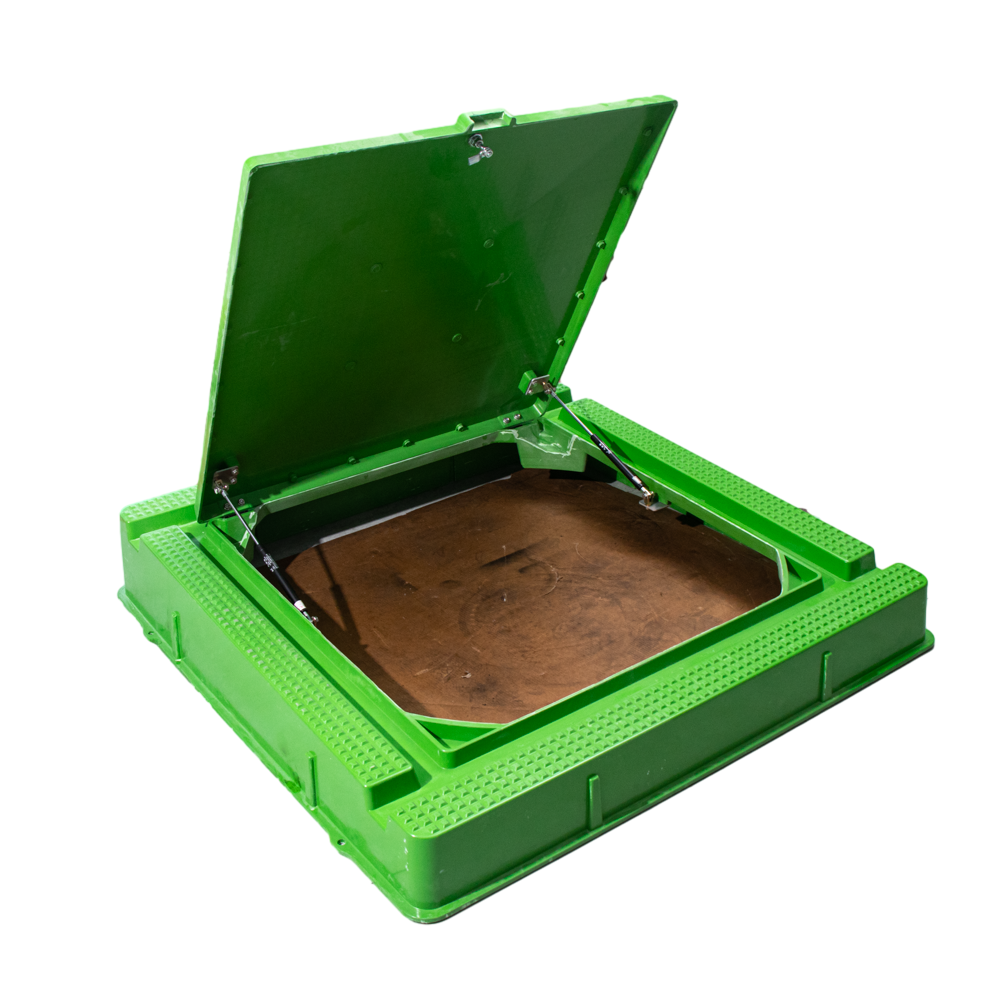 Buy En124 Loading A15 Anti-theft Gas Station Square Sewer Smc Manhole ...