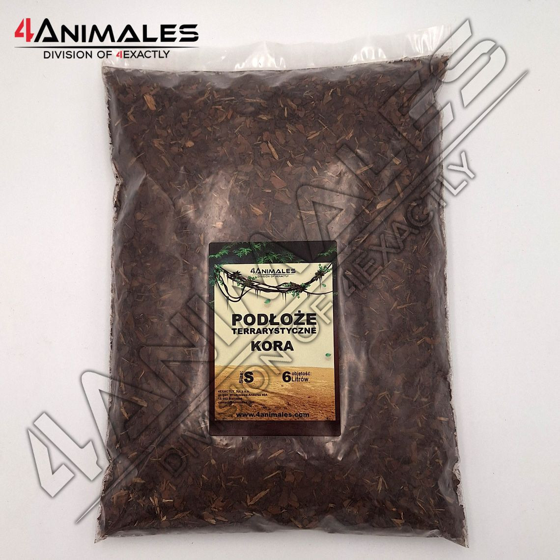 Buy Terrarium Substrate - Bark from SUPER SMOKE division of 4Exactly ...