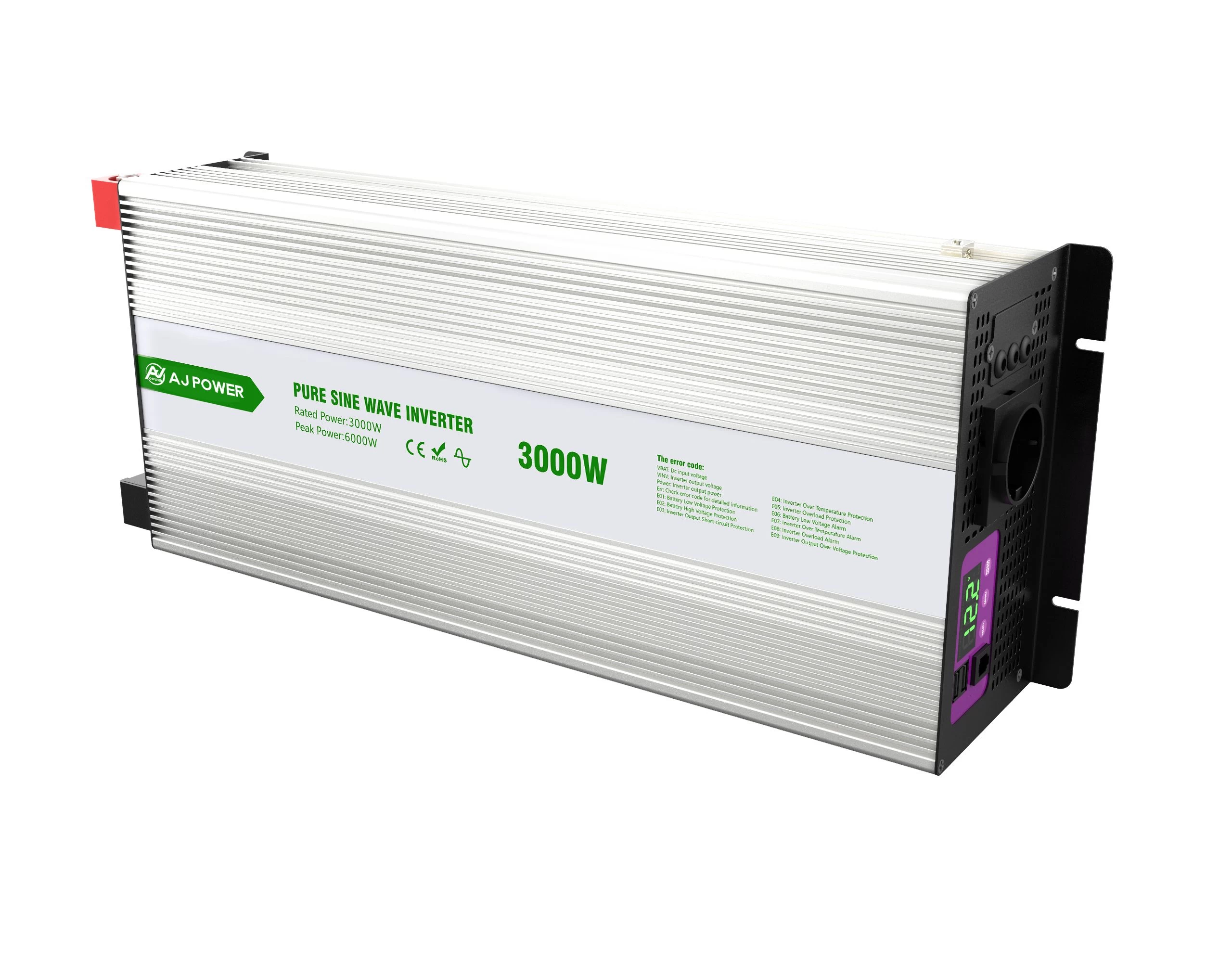 Buy True Sine Wave 3000w 220v/230v/240v Output Inverter For Ess ...