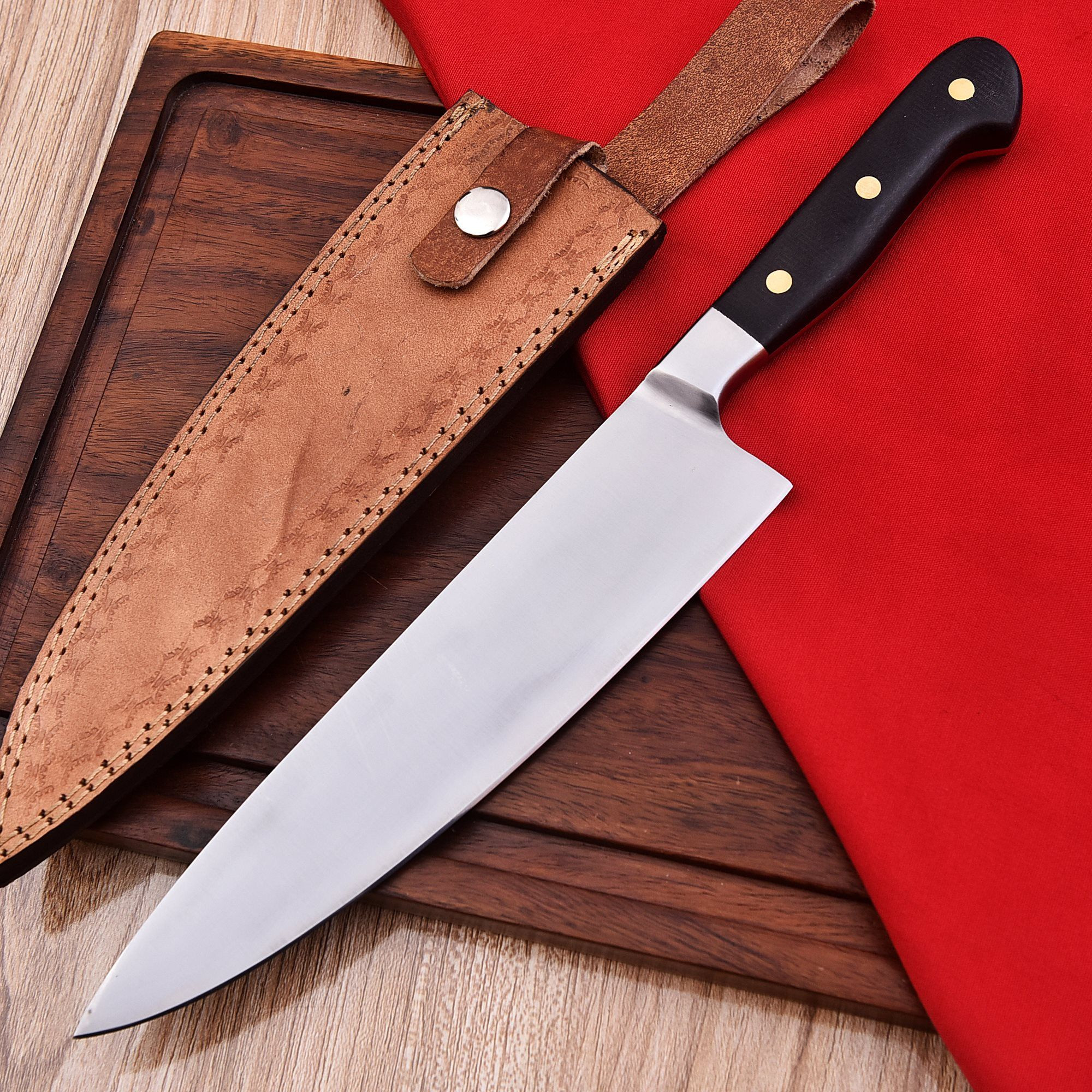 Buy Premium Sandvik Steel Chef’s Knife – Razor Sharp & Durable from AH ...