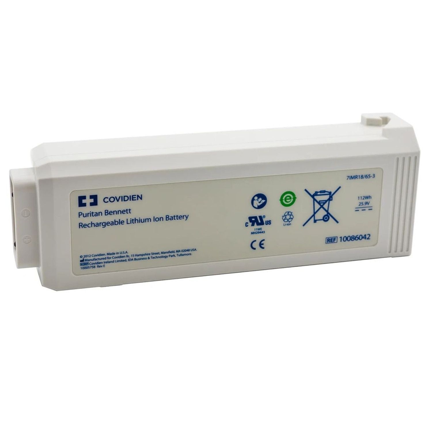 Buy 25.9v 112wh Model Ref 10086042 Battery For Covidien Puritan Bennett ...