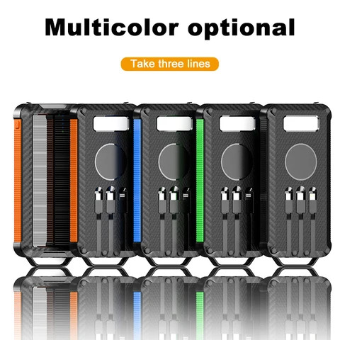 Buy 10w Solar Wireless Charging Waterproof Outdoor Power Banks Portable ...