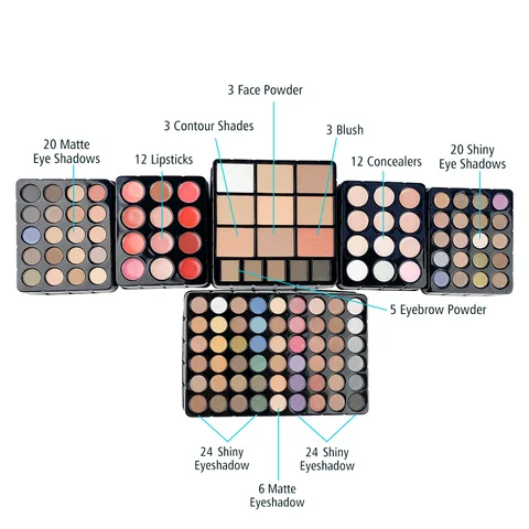 Buy 132 Color Makeup Set Box Cosmetics Set Eyeshadow Tray Set Lip ...