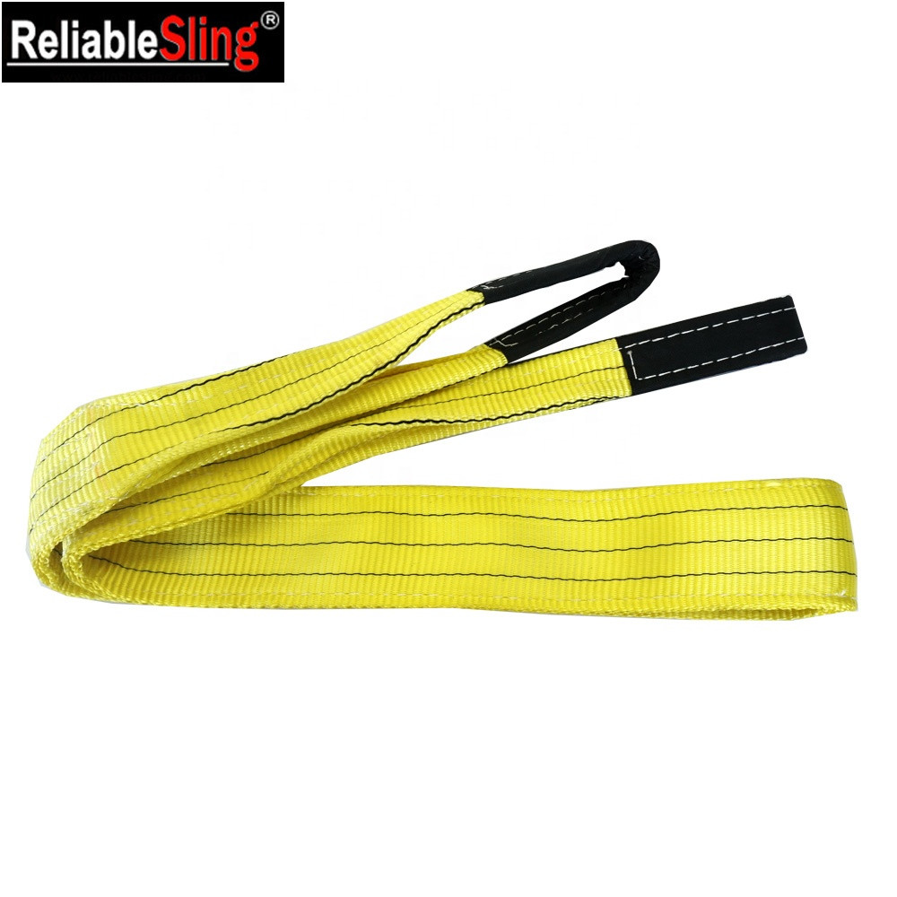Buy 2 Ton Color Code Lifting Belt Sling Lifting Rope With Custom Logo ...