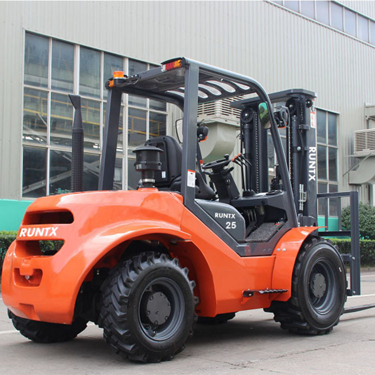 Buy 3.5t 4x4 Off Road Forklift Rough Terrain Clark Forklift Truck from ...