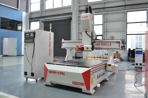 Buy 4 Axis Atc Cnc Router A8-1325-l8 Wood Engraving Cnc Machine With ...