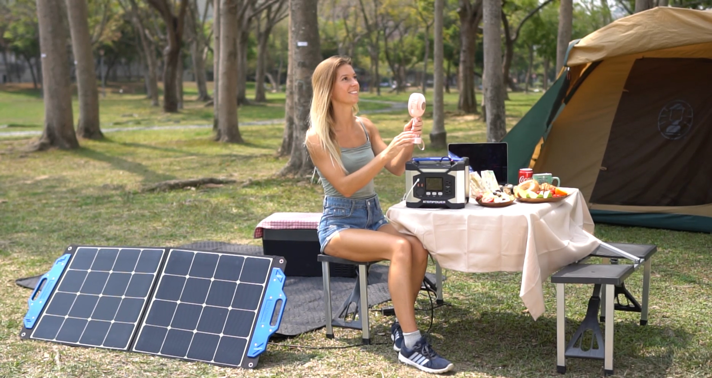 Buy 500w Portable Solar Power Electric Generator Silent Station With ...