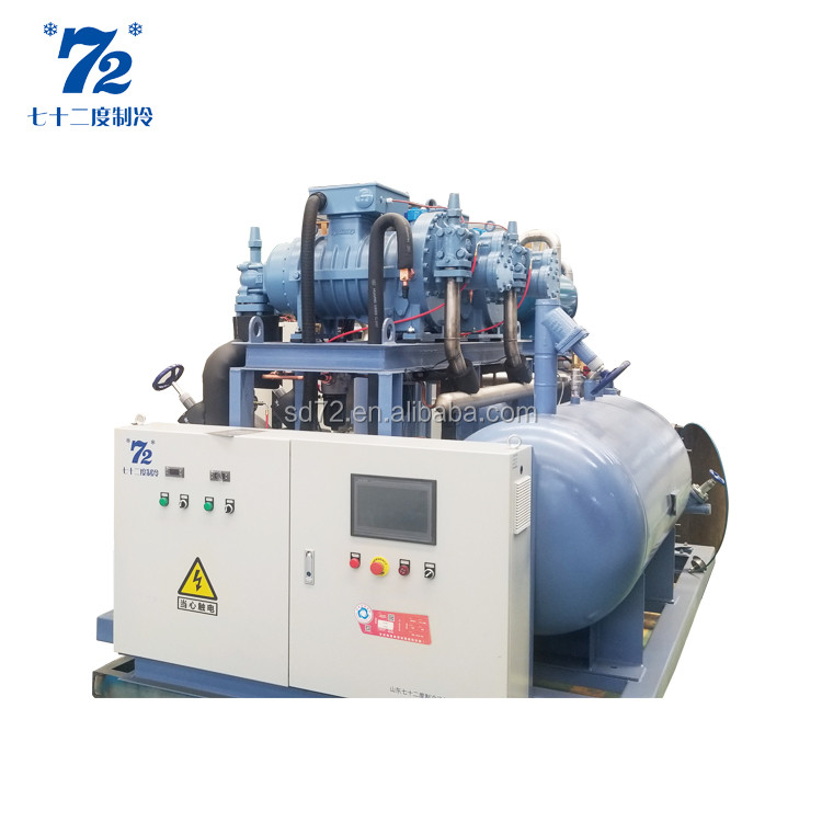 Buy Ammonia Compressor Refrigeration Rack Unit System from Shandong 72 ...