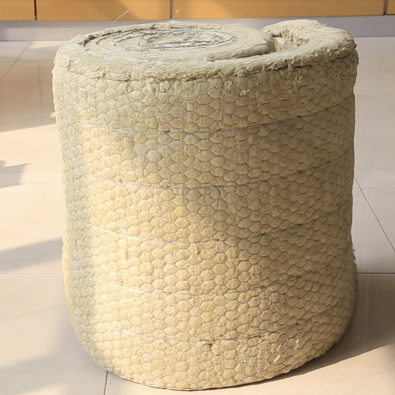 Buy Astm C592 Stone Mineral Rock Wool Roll Fiber Insulation 50mm ...