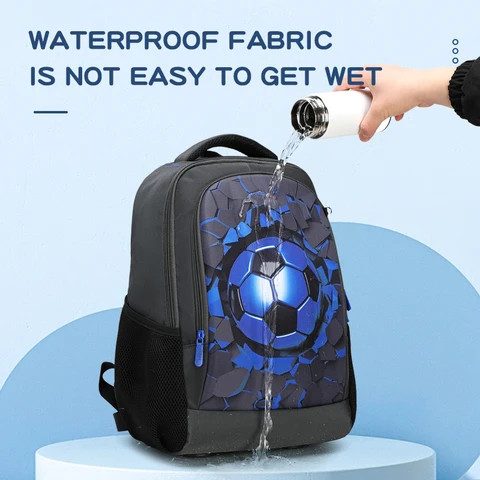 Buy Back To School 16 Inches Stylish Waterproof Hard Shell Football ...