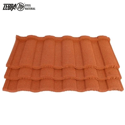 Buy Beautiful Color Roman Stone Coated Metal Roofing Tiles Colored ...