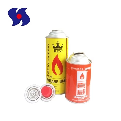 Buy Butane Gas Cartridge Aerosol Tin Can With Valves from Guangdong ...