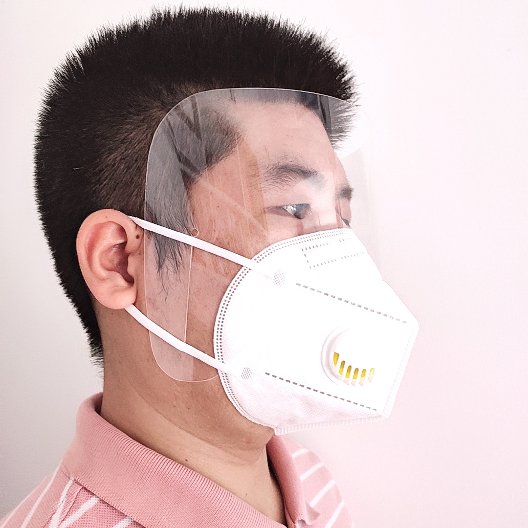 Buy Ce Ffp2 Mask Adult Design Face Cover Protection Eye Shield With ...