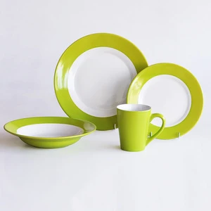 Buy Ceramic Solid Color Dinner Set,set Of 16pcs Stoneware Tableware Set ...